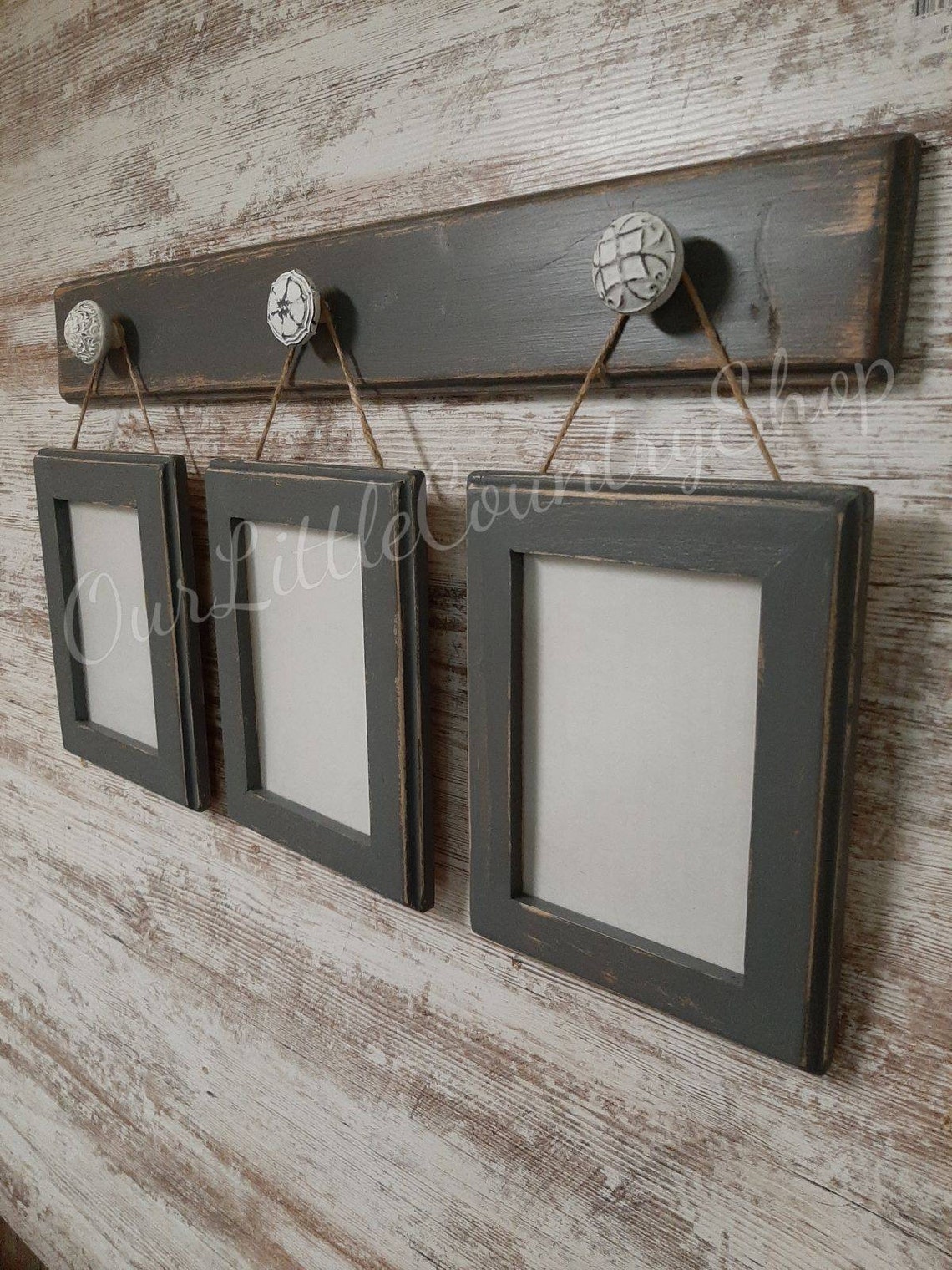 8X10 Farmhouse Rustic Picture Frame Set Set of 3 Frames With - Etsy