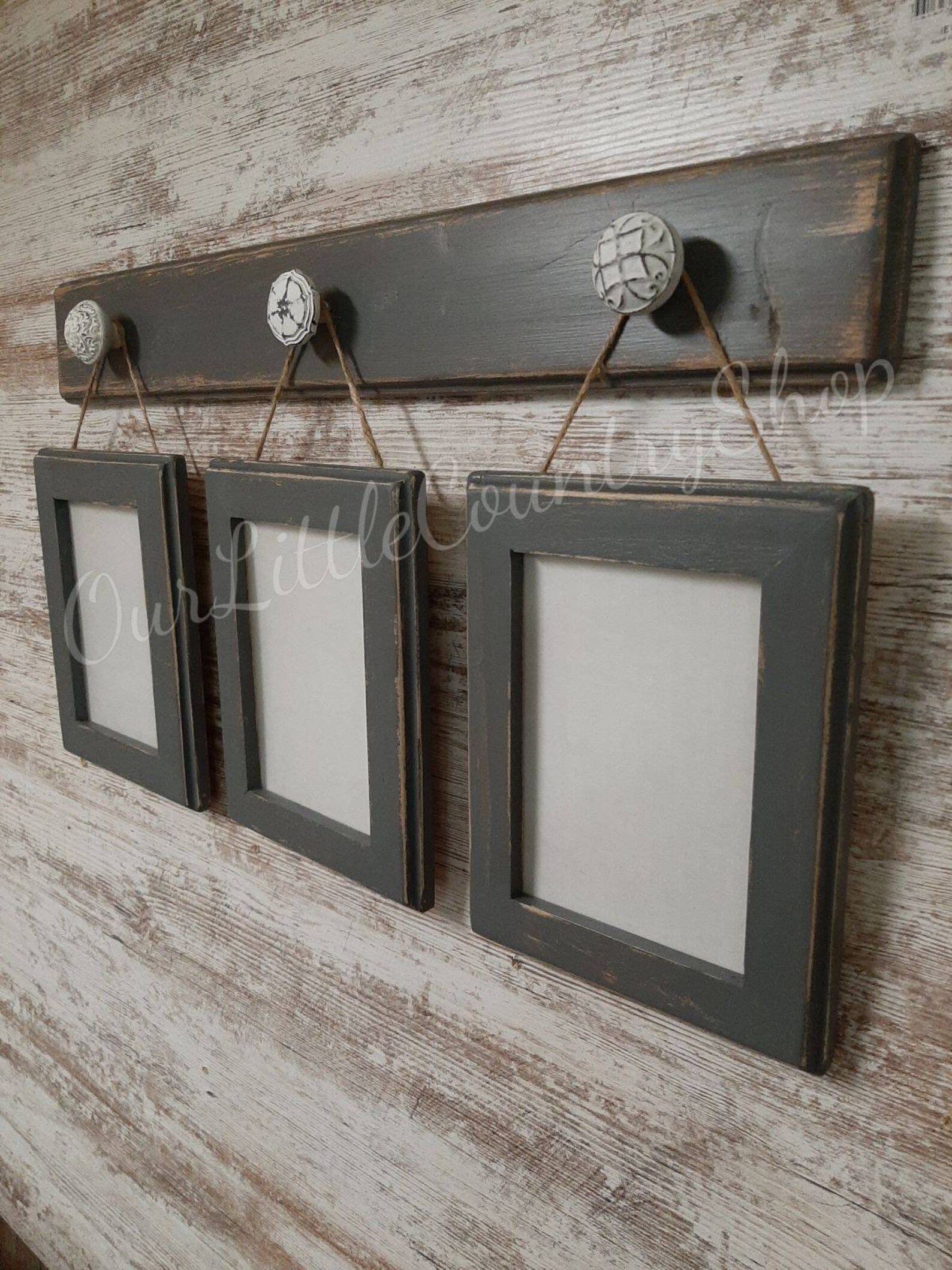 Farmhouse Rustic 5X7 Vertical Picture Frame Set Wedding - Etsy