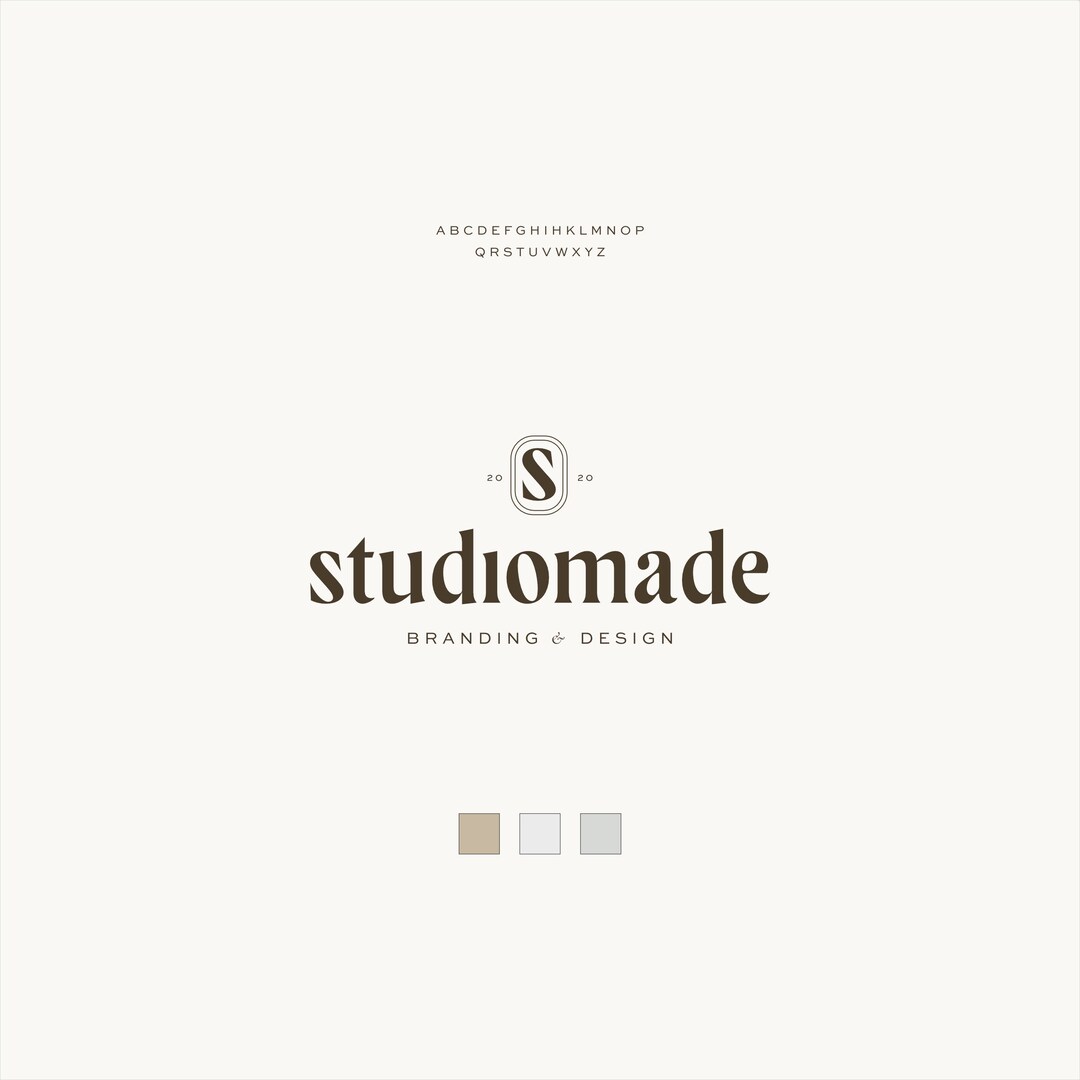 Text Only Logo - Modern Logo Design - Brand Design - Premade Logo ...