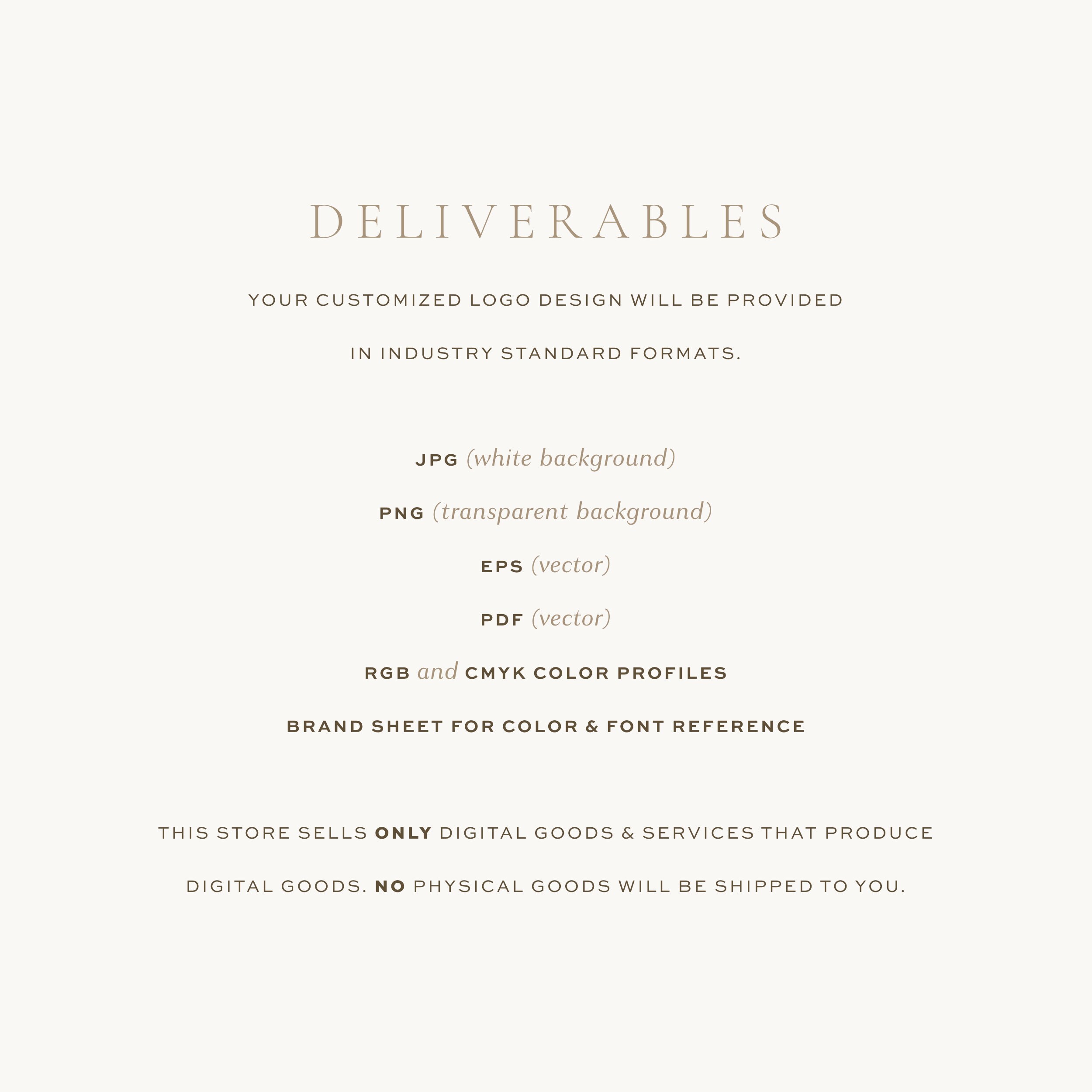 Text Only Logo Modern Logo Design Brand Design Premade - Etsy