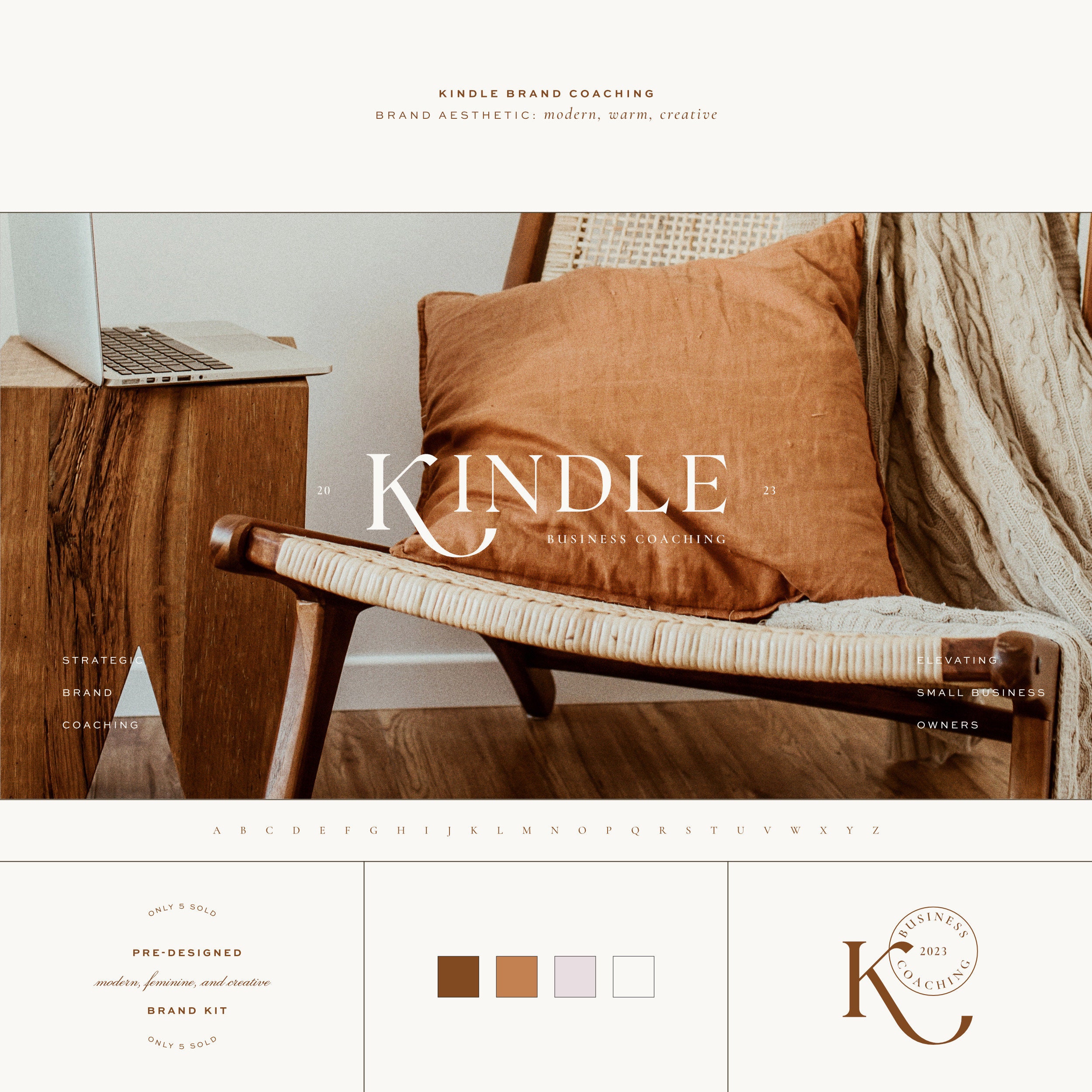 Modern Premade Logo Design Set Semi-custom Logo Premade Brand Design ...