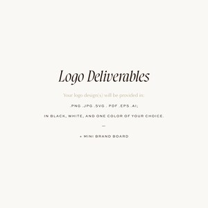 Premade Minimal Serif Text Logo Design - Modern Style Logo ...