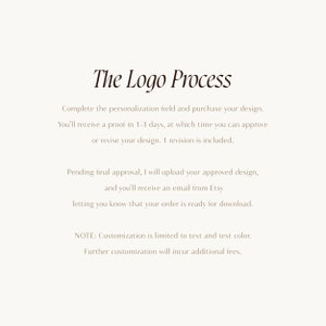 Text Only Logo Modern Logo Design Brand Design Premade Logo Branding ...