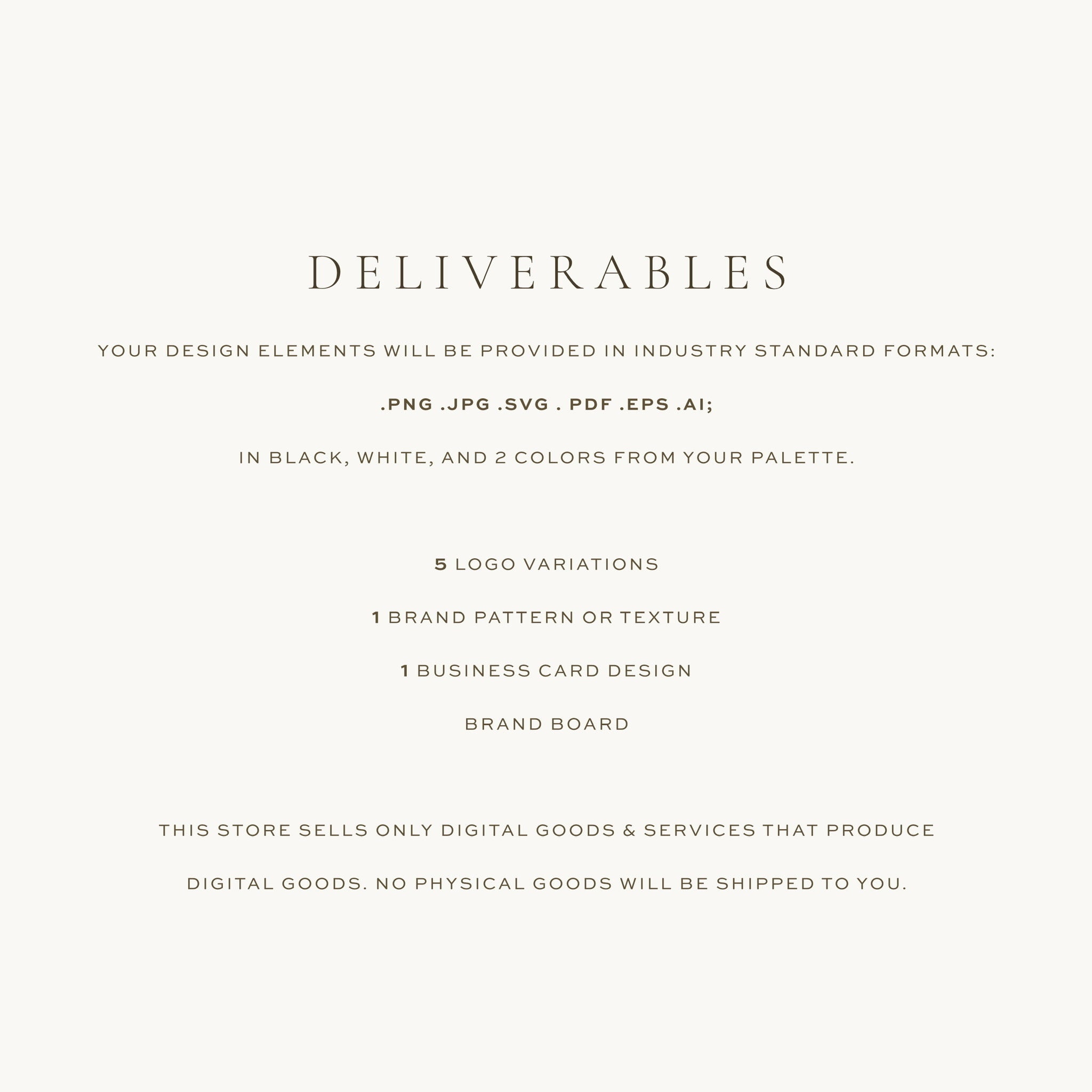 Modern Premade Brand Design Kit Logo Design Semi-custom Branding ...