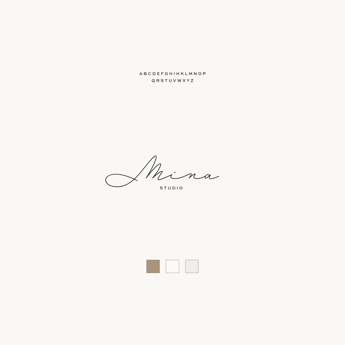 Premade Calligraphy Script Logo Design Signature Style Logo Handwritten ...