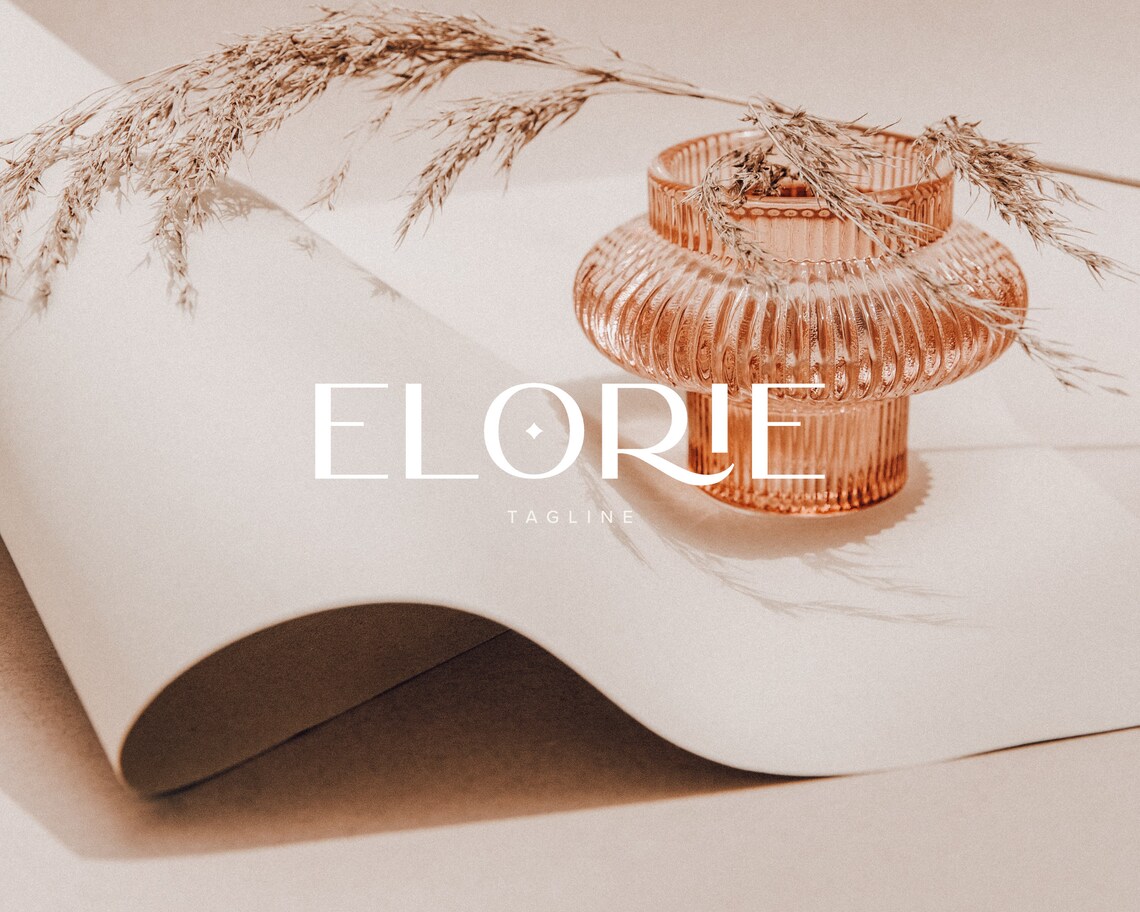 Text Only Logo Modern Logo Design Brand Design Premade | Etsy