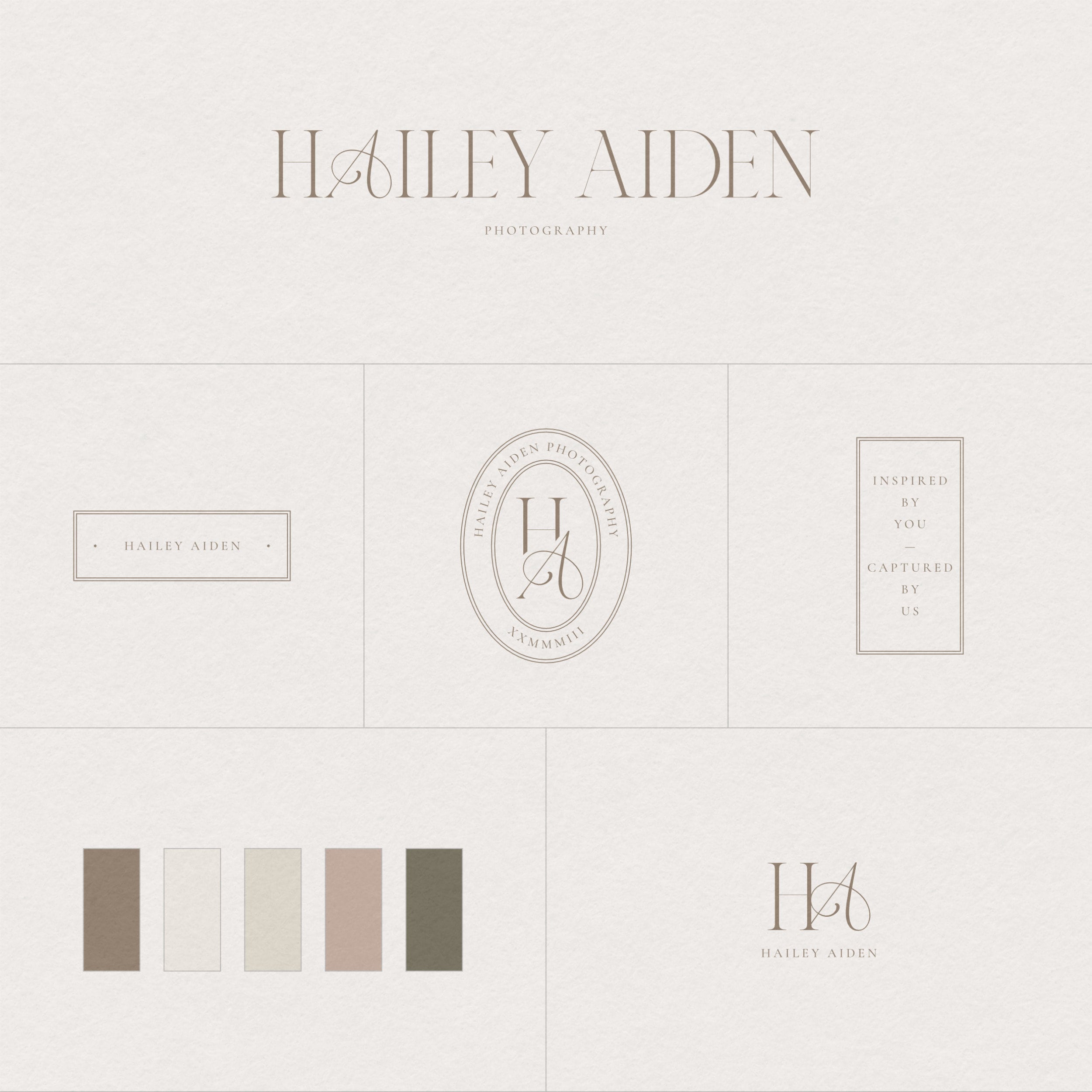 Modern Premade Brand Design Kit Logo Design Semi-custom Branding ...