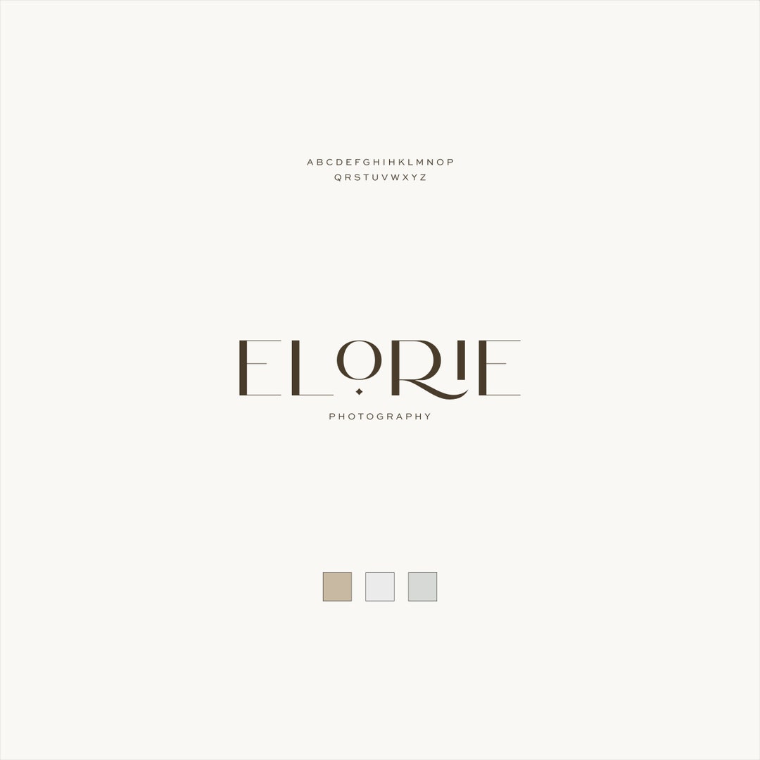 Text Only Logo - Modern Logo Design - Brand Design - Premade Logo ...