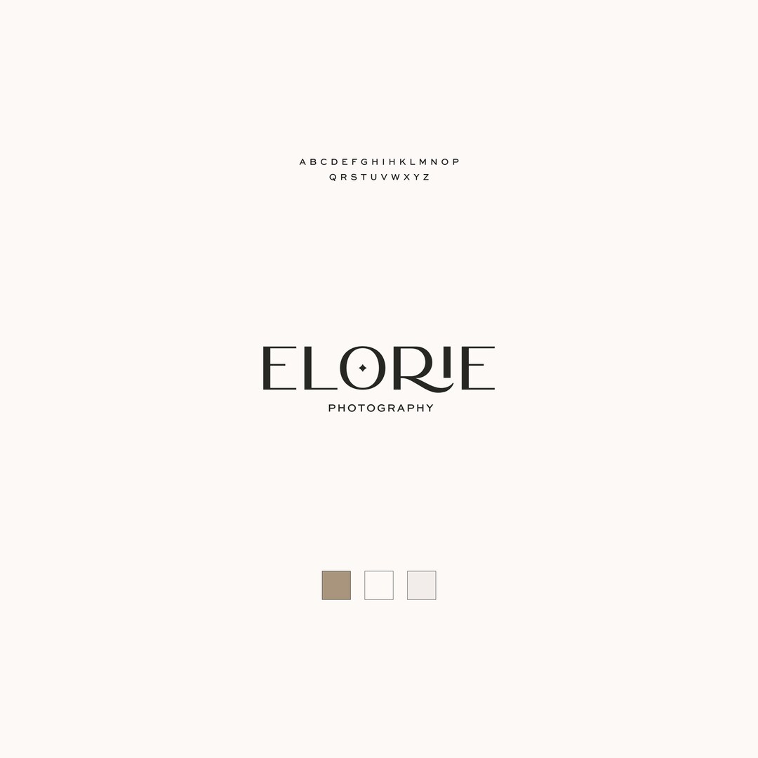 Text Only Logo Modern Logo Design Brand Design Premade - Etsy