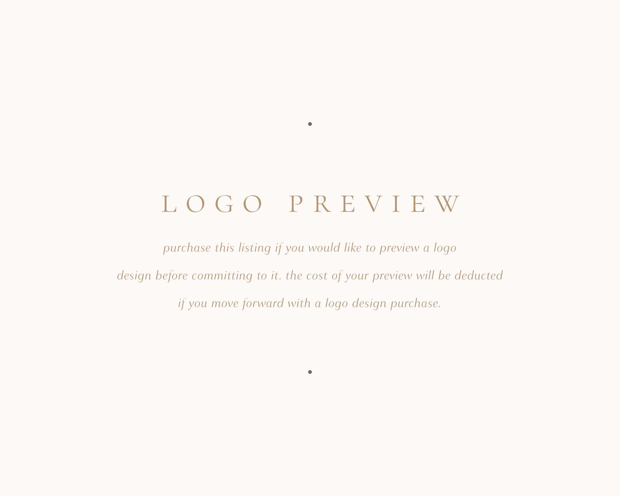 Logo Design Preview | Etsy