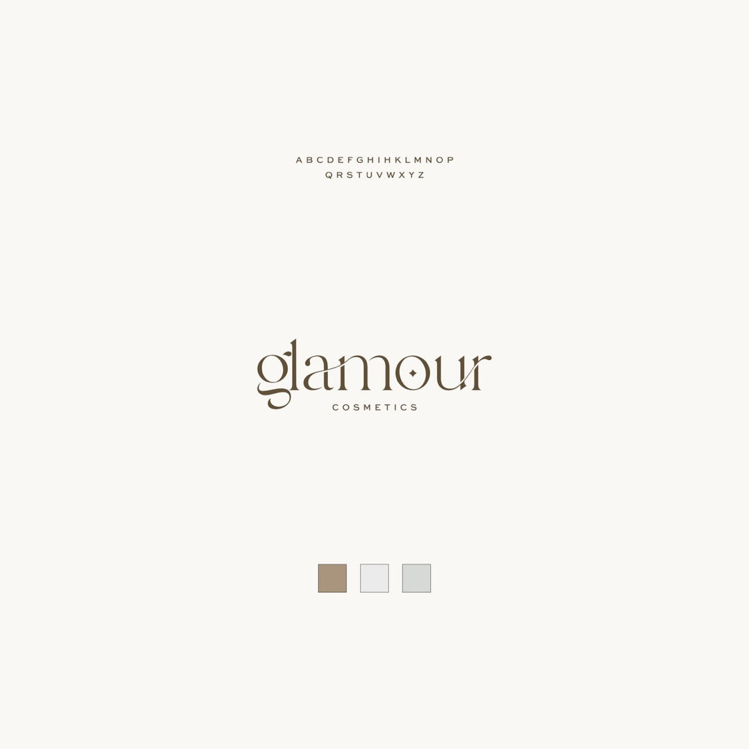 Text Only Logo - Modern Logo Design - Brand Design - Premade Logo ...