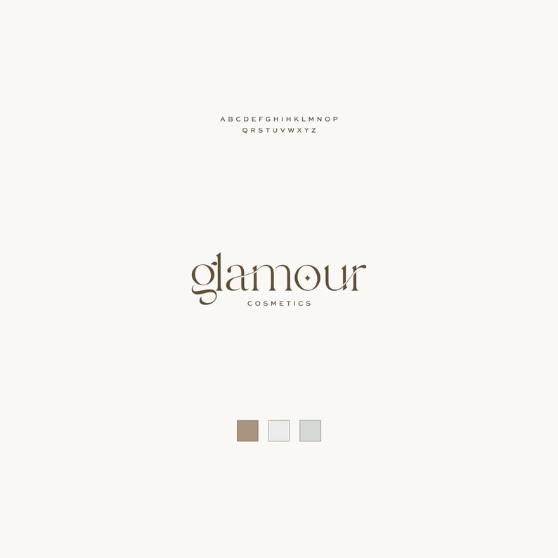 Text Only Logo Modern Logo Design Brand Design Premade - Etsy