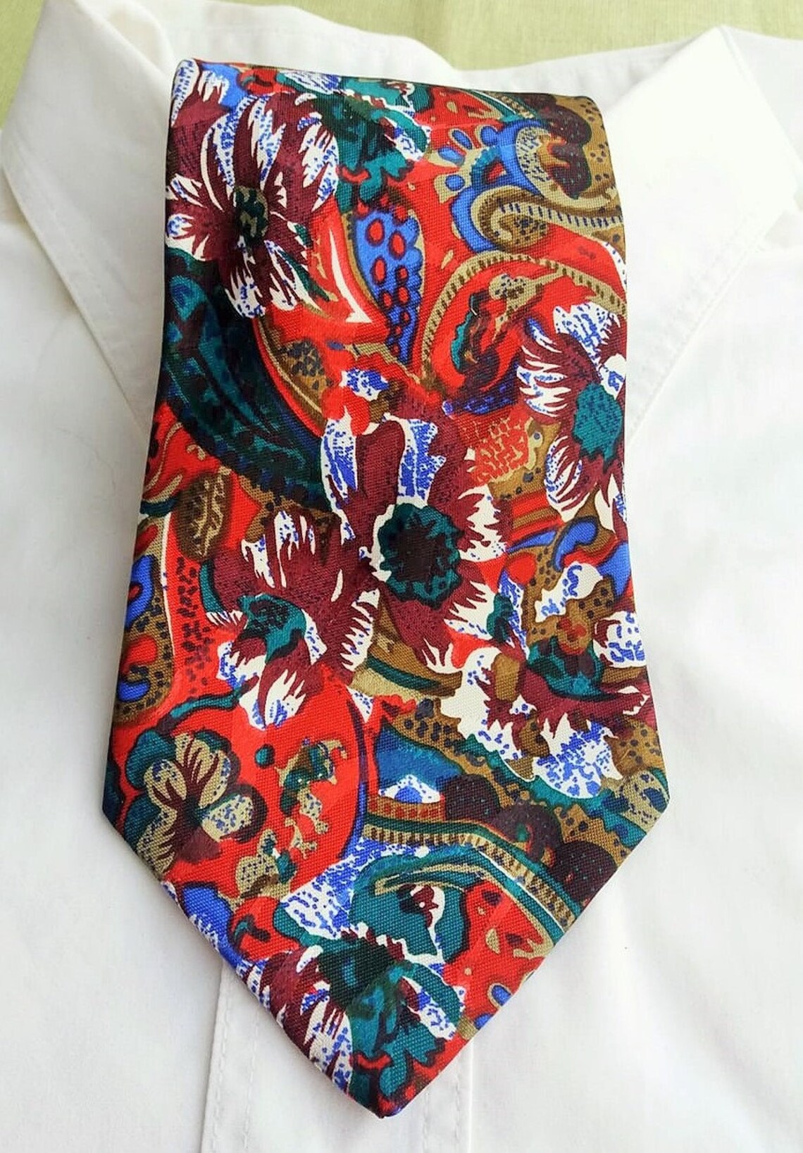 Abstract Pattern Vintage Necktie, Neckties Tie Accessories, FREE ...