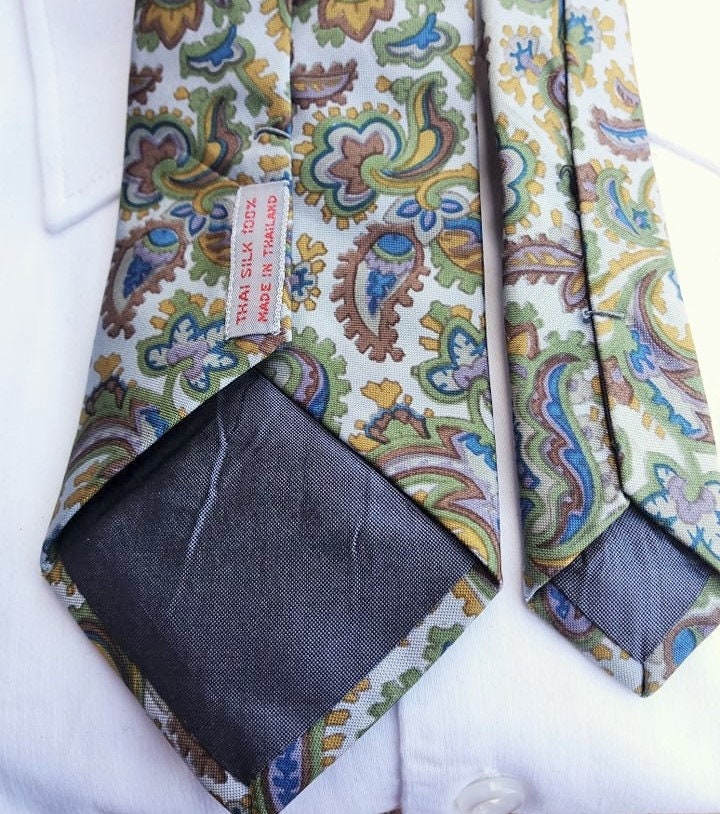 Mens Tie Abstract Pattern, Free Shipping, Vintage Tie Mens Necktie, Man ...