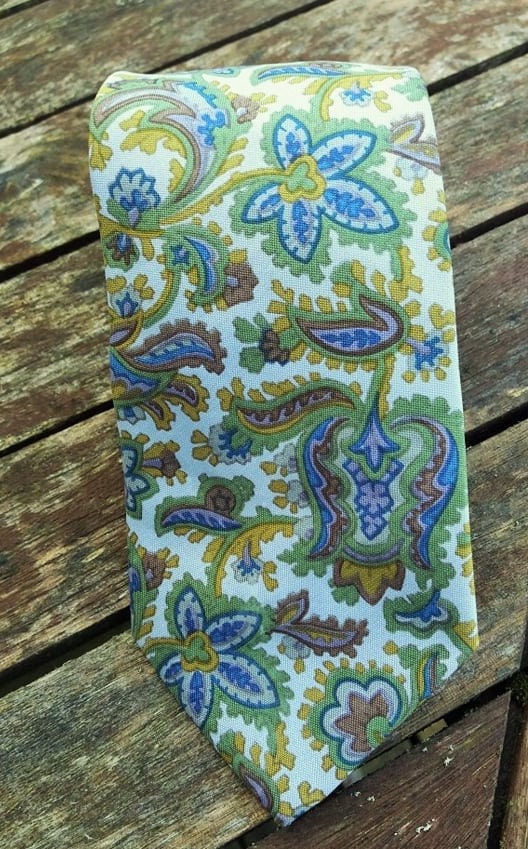 Mens Tie Abstract Pattern, Free Shipping, Vintage Tie Mens Necktie, Man ...