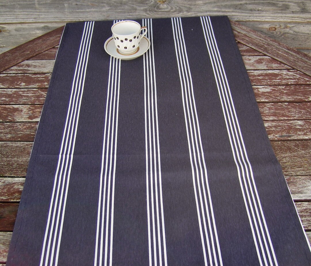Striped Table Runner Centerpiece, Linen Home Decor Table Cover, Runners ...