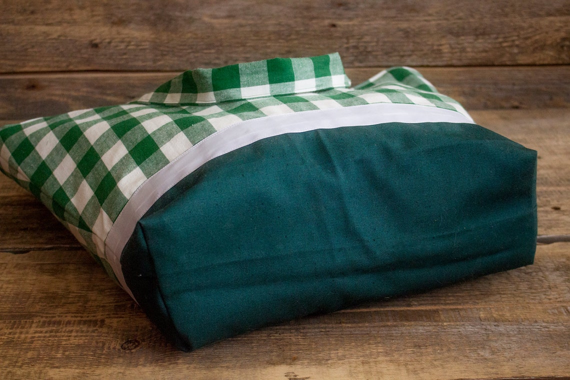 Large Plaid Tote Bag Extra Large Bag Grocerie Reusable Bags | Etsy