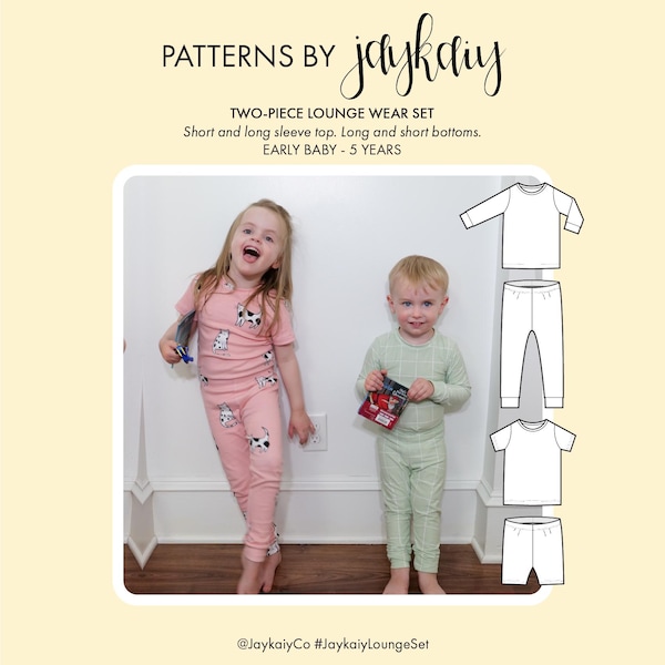 Kids Pajama Pattern - Etsy