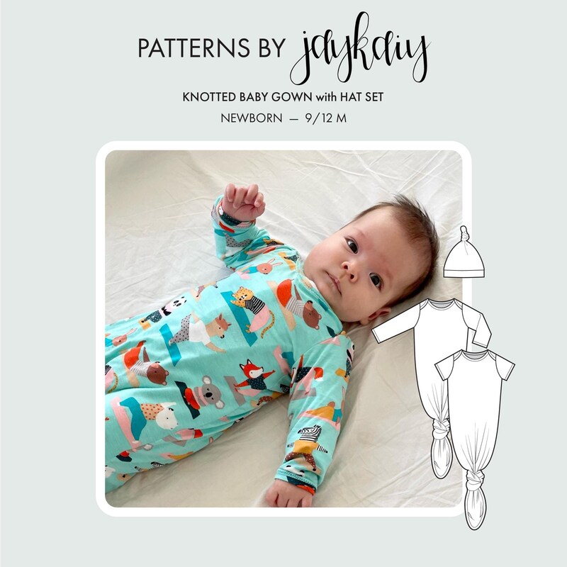 Knotted Baby Gowns - Etsy