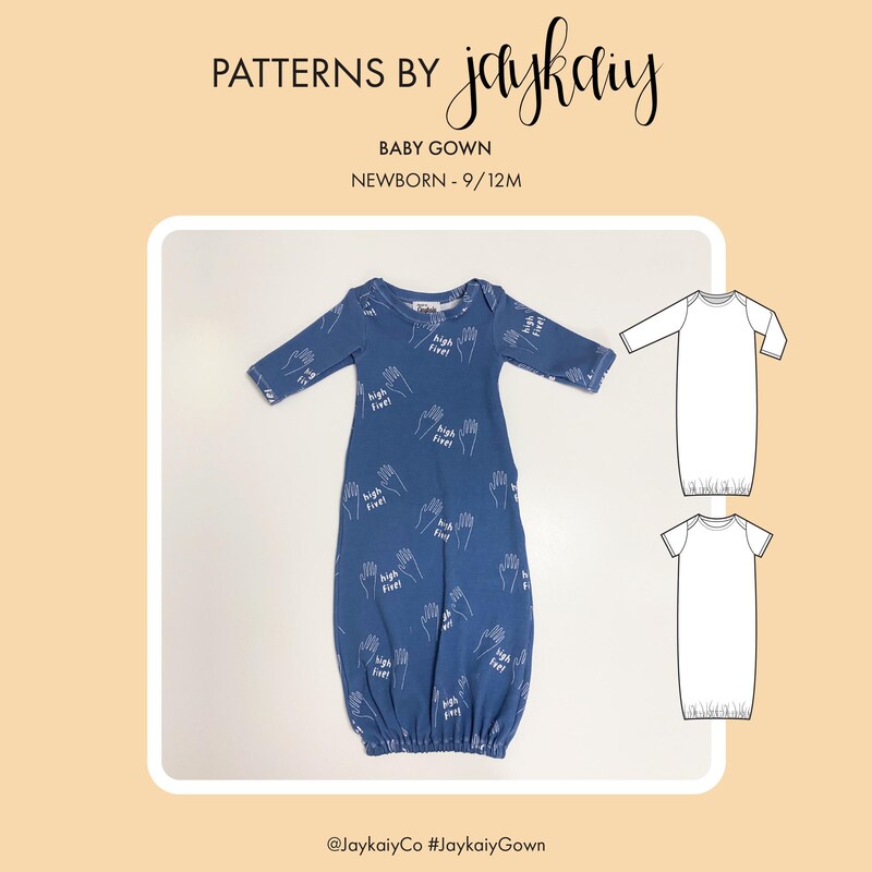 Baby Gown Pattern - Etsy