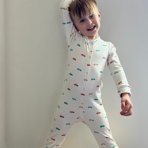 Footed Pajama Coverall Pattern Onesie Pattern Footie One Piece Pattern ...