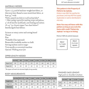 Sleep Sack Pattern With Scratch Mittens With Tutorial Sleeper Pattern ...