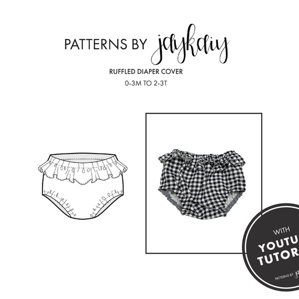 Ruffled Diaper Cover - Etsy