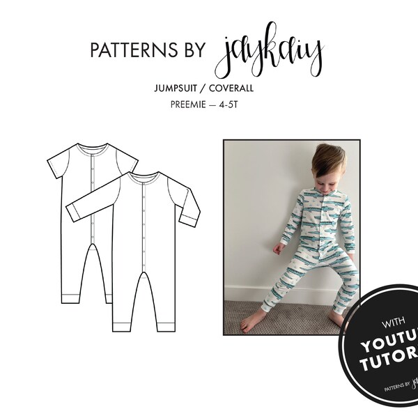 Kids Pajama Pattern - Etsy