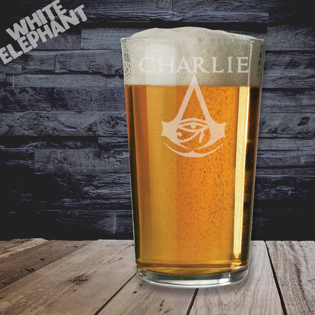 Assassins Creed Origins Inspired Laser Etched Whiskey / High-ball ...