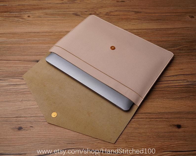 ONE SET Personalized Leather Laptop Cases Custom Leather - Etsy