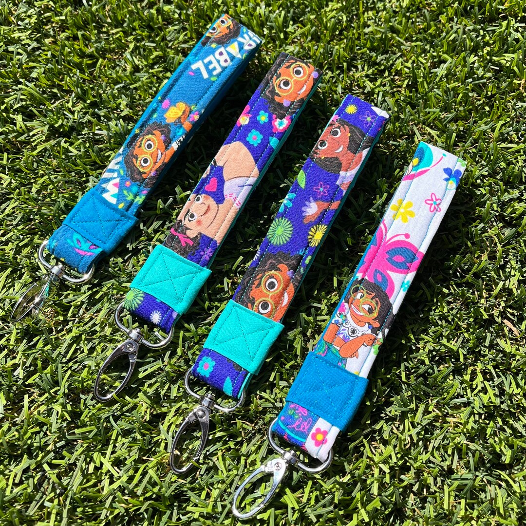 Encanto Fabric Keychain/key FOB mirabel Luisa and Isabella - Etsy