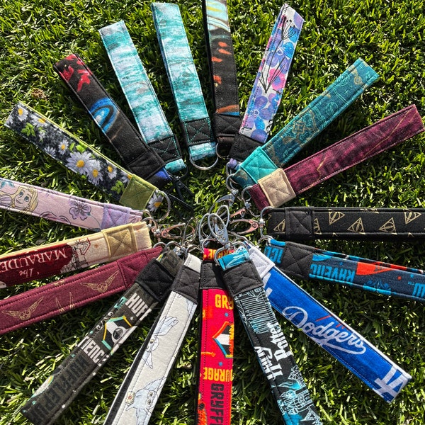 Fabric Keychains - Etsy