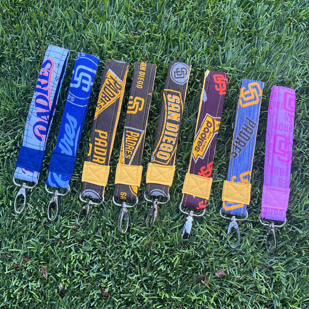 MLB Team San Diego Padres Fabric Key Fob/keychain - Etsy Hong Kong