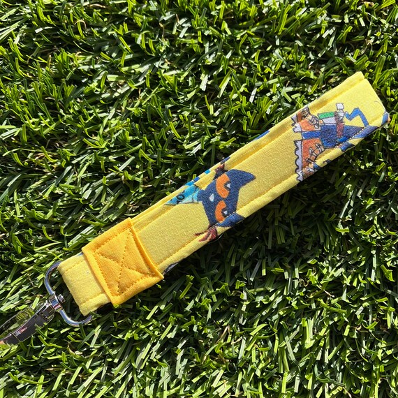 Pete the Cat Fabric Keychain/key Fob/key Wristlet | Etsy