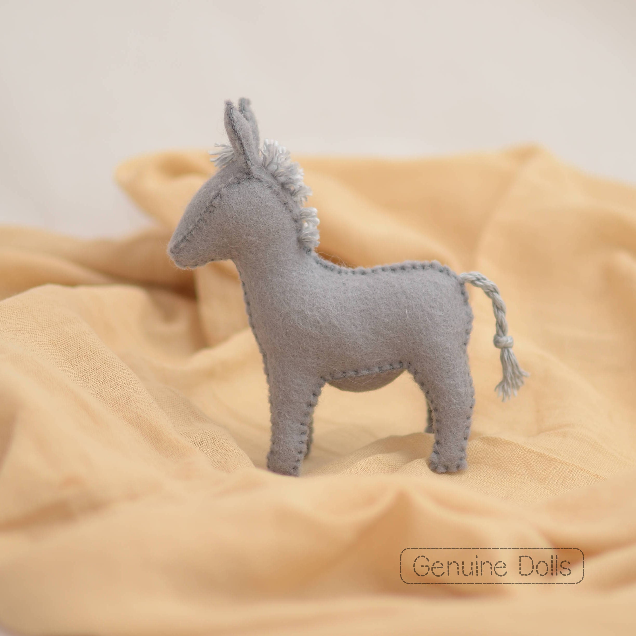 Felt Donkey Pattern Waldorf Donkey Pattern Felt Nativity - Etsy