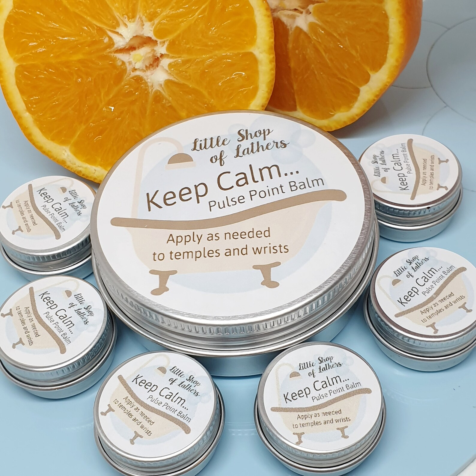 Keep Calm Pulse Point Balm Aromatherapy Gift Temple Balm - Etsy
