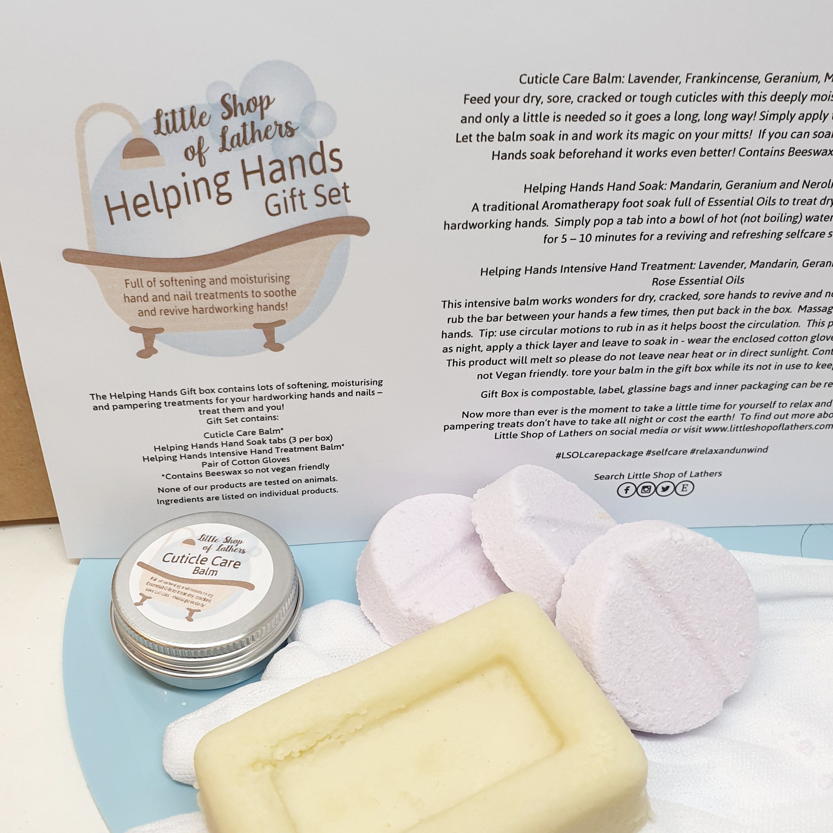 Helping Hands Gift Set Hardworking Hands Letterbox Gifts - Etsy UK