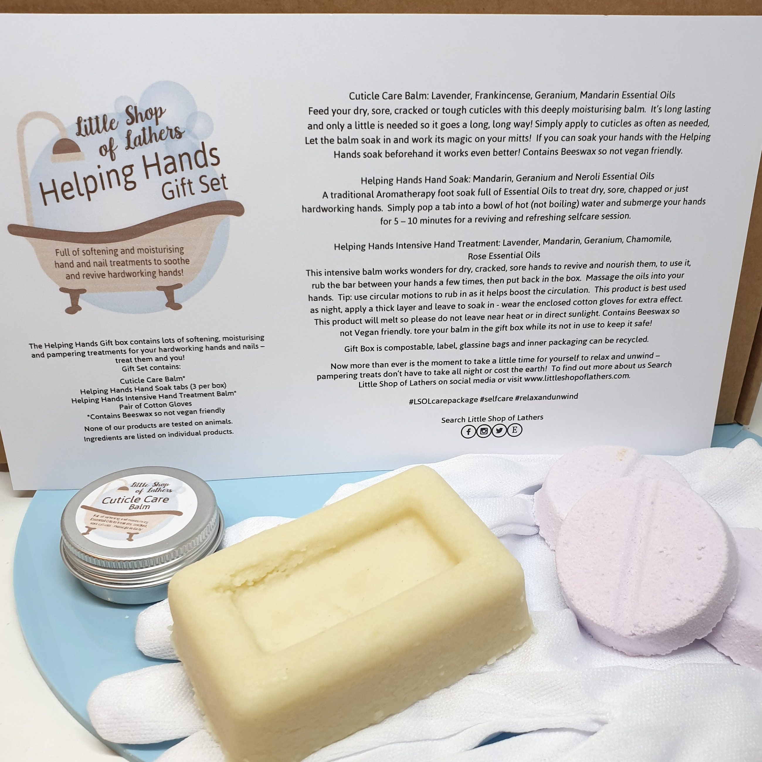 Helping Hands Gift Set Hardworking Hands Letterbox Gifts - Etsy UK