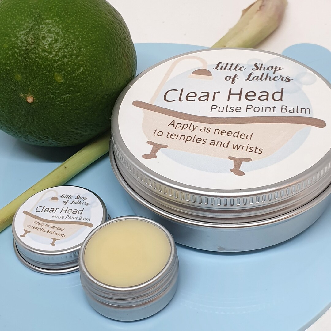 Clear Head Pulse Point Balm supersize Aromatherapy Temple - Etsy
