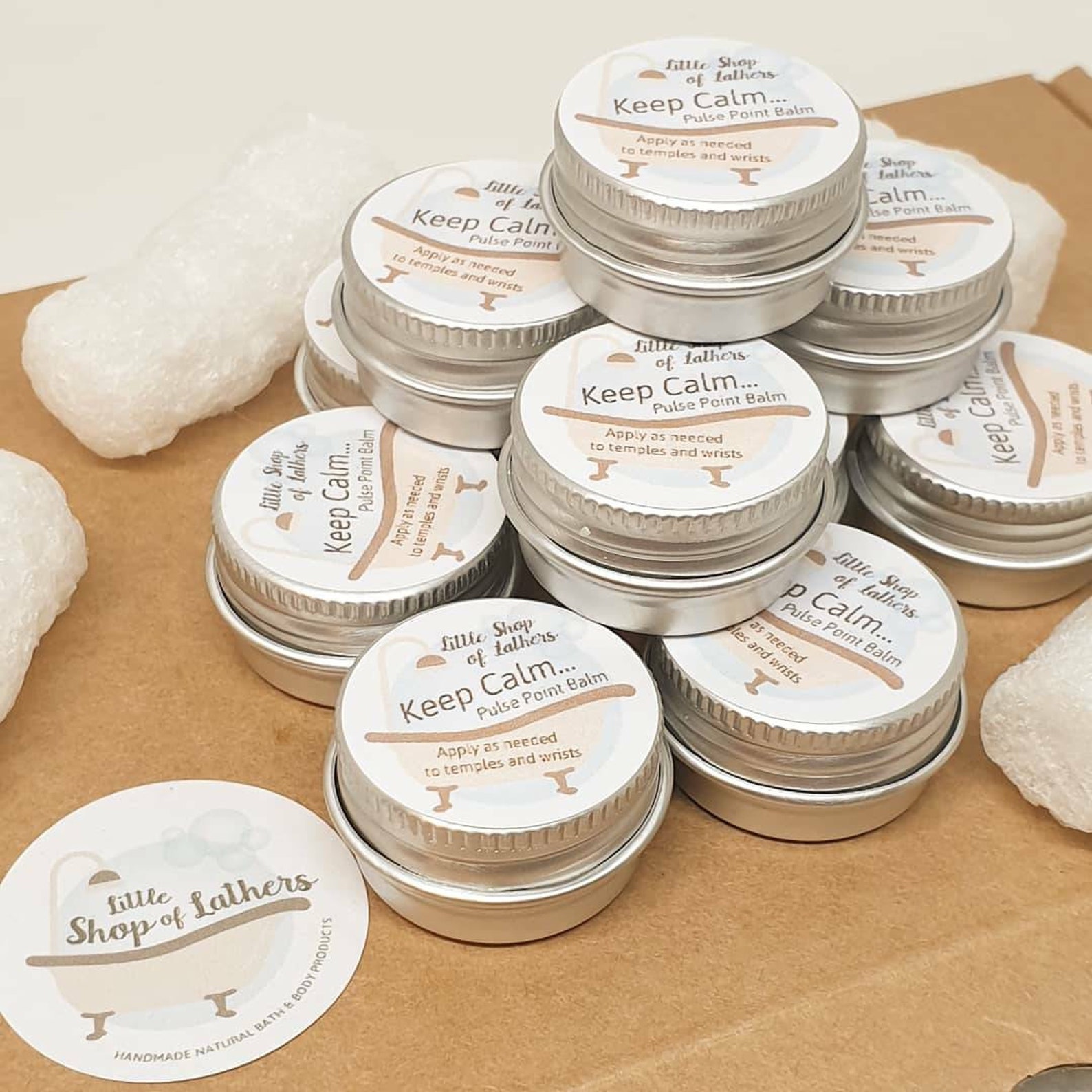 Keep Calm Pulse Point Balm Aromatherapy Gift Temple Balm - Etsy