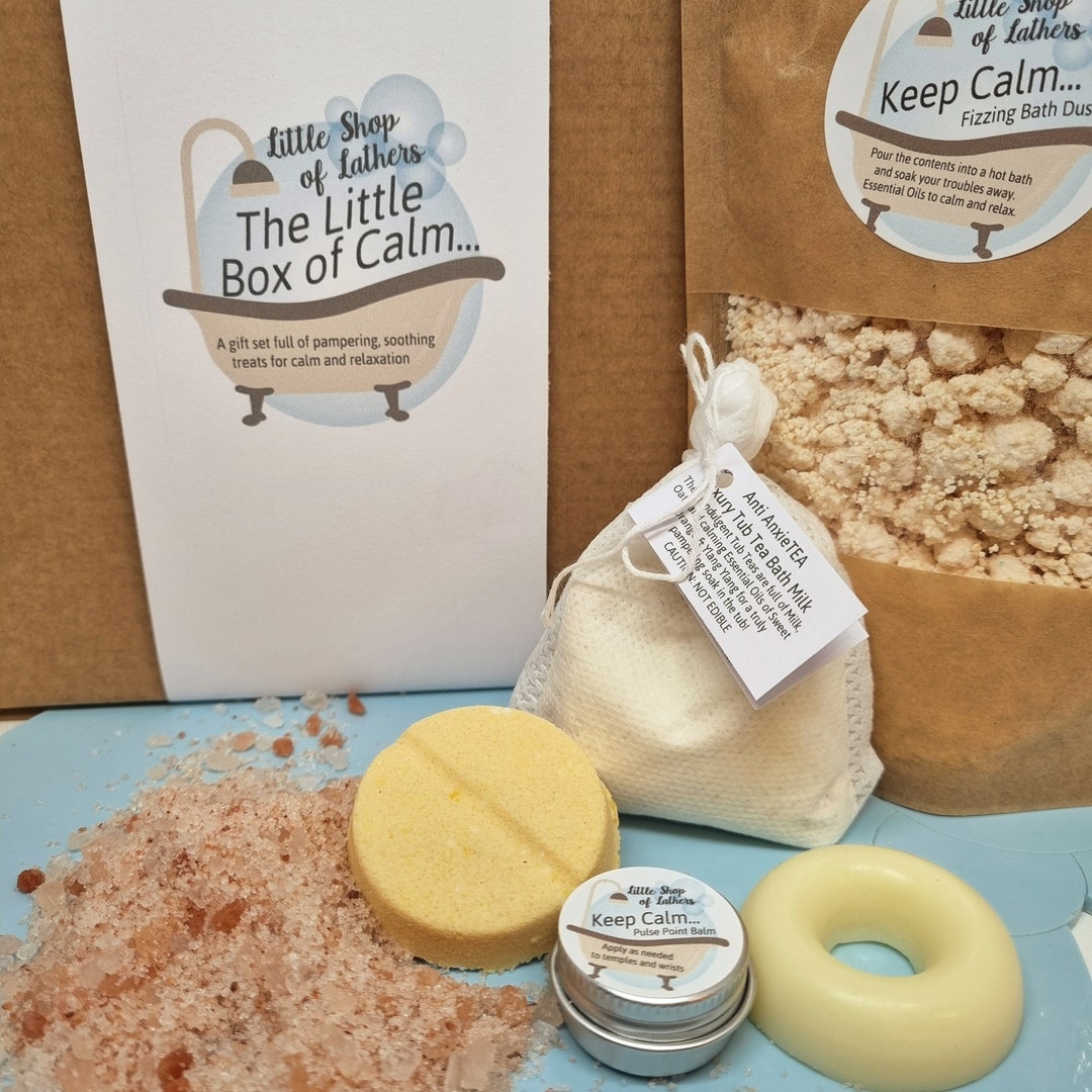 The Little Box of Calm Letterbox Gifts Calming Gift Set Bath and Body ...
