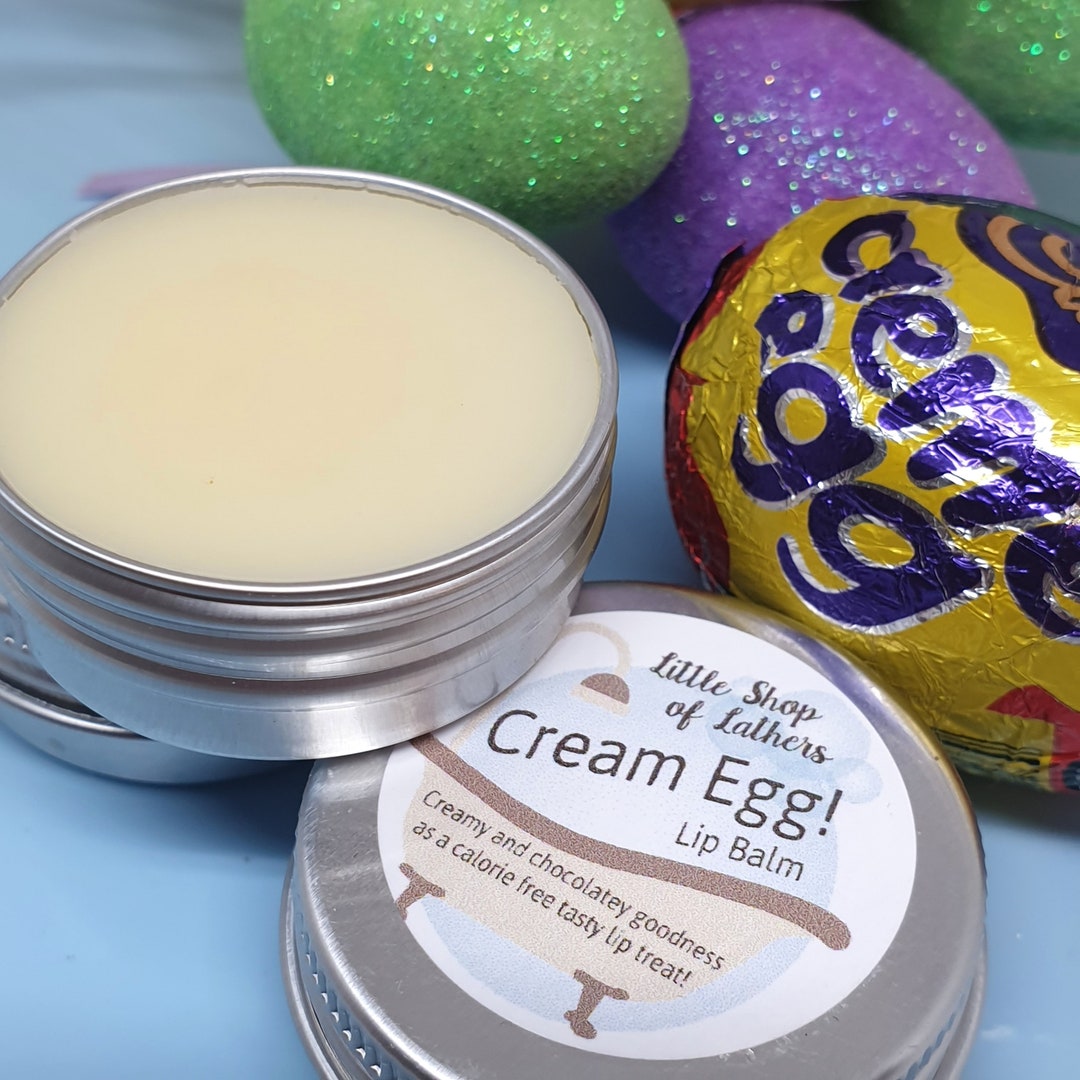 Cream Egg Lip Balm - Calorie Free Treat - Easter - Lent - Silky Soft ...