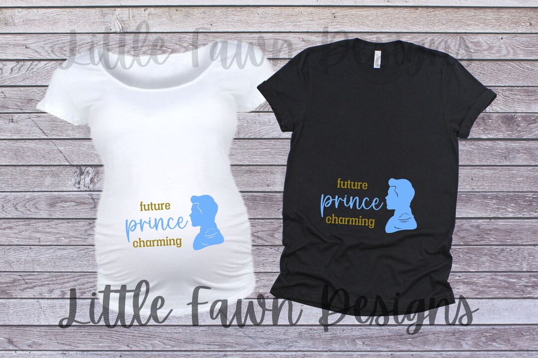Future Prince Charming Disney Pregnancy Shirt Cinderella Maternity ...