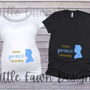 Future Prince Charming Disney Pregnancy Shirt Cinderella Maternity ...