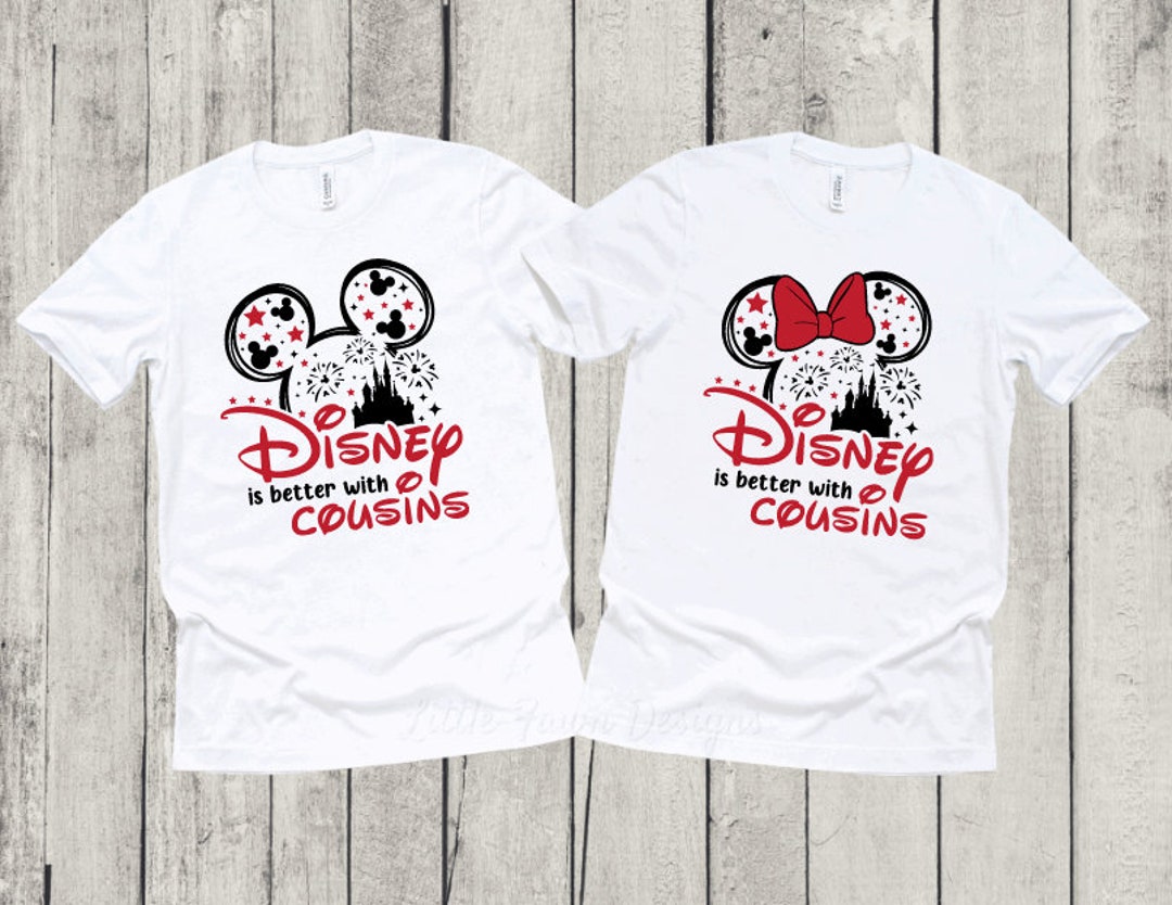 Disney is Better With Cousins Matching Shirts, Magical, Castle, World ...