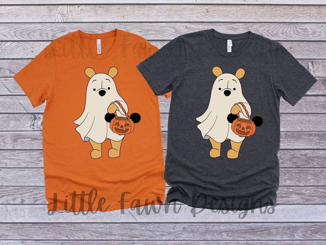 Retro Winnie the Pooh Ghost Halloween Shirt, Matching Family, MNSSHP ...