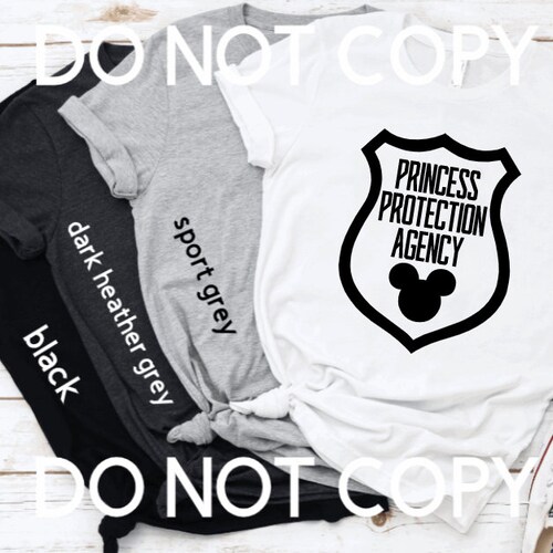 Disney Shirt Princess Protection Agency Shirts Disney World - Etsy