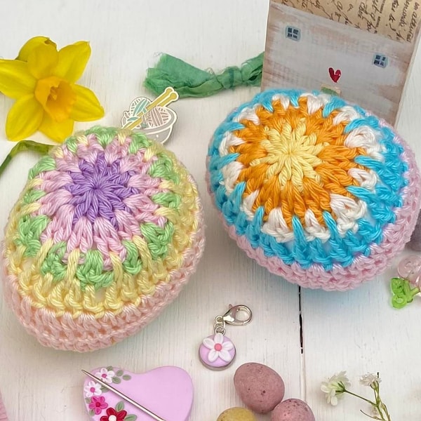 Granny Square Easter Egg Pattern - Etsy