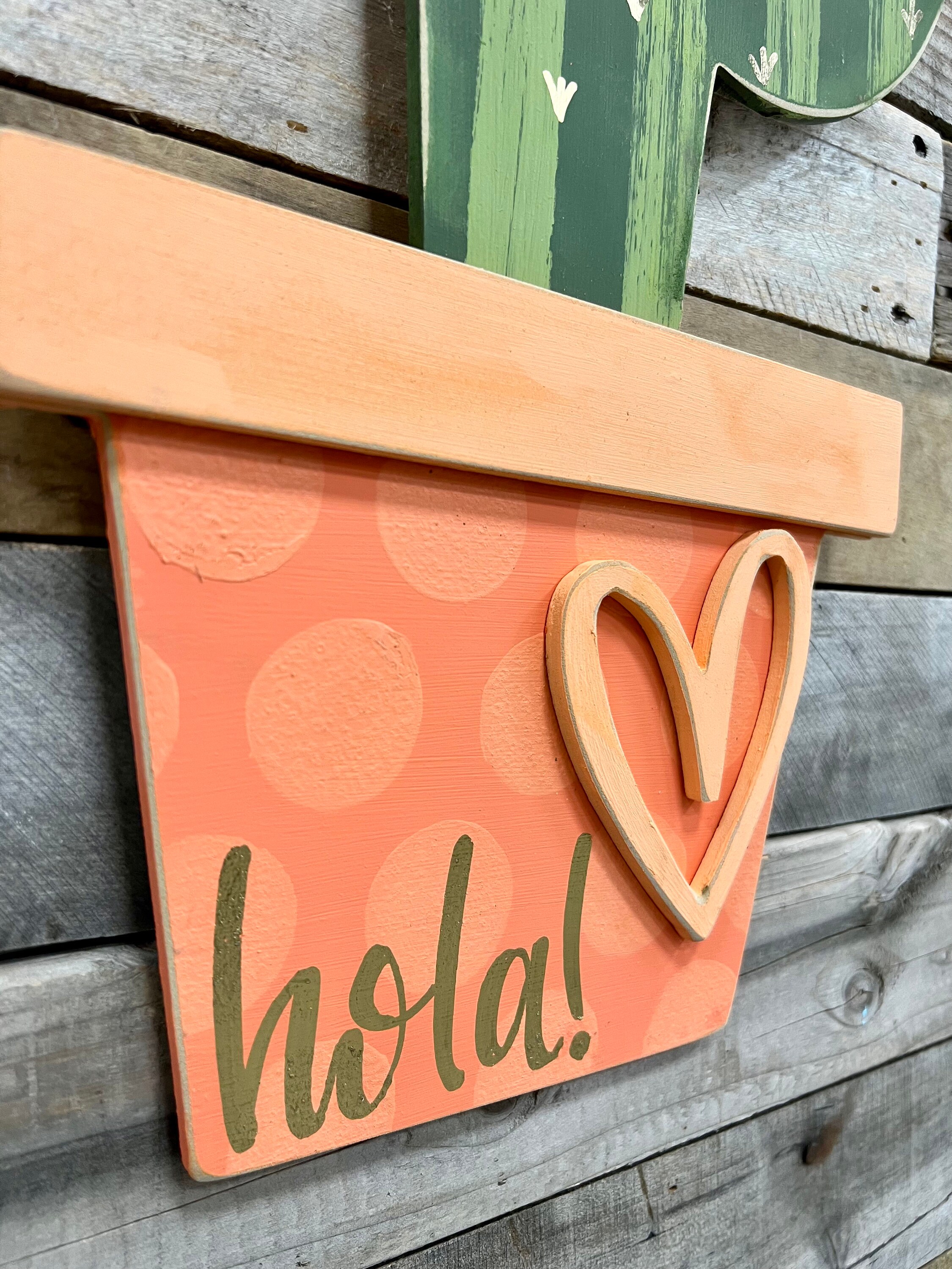 Cactus Door Hanger | Dessert Decor | Nature Decor | Summer Home Decor ...