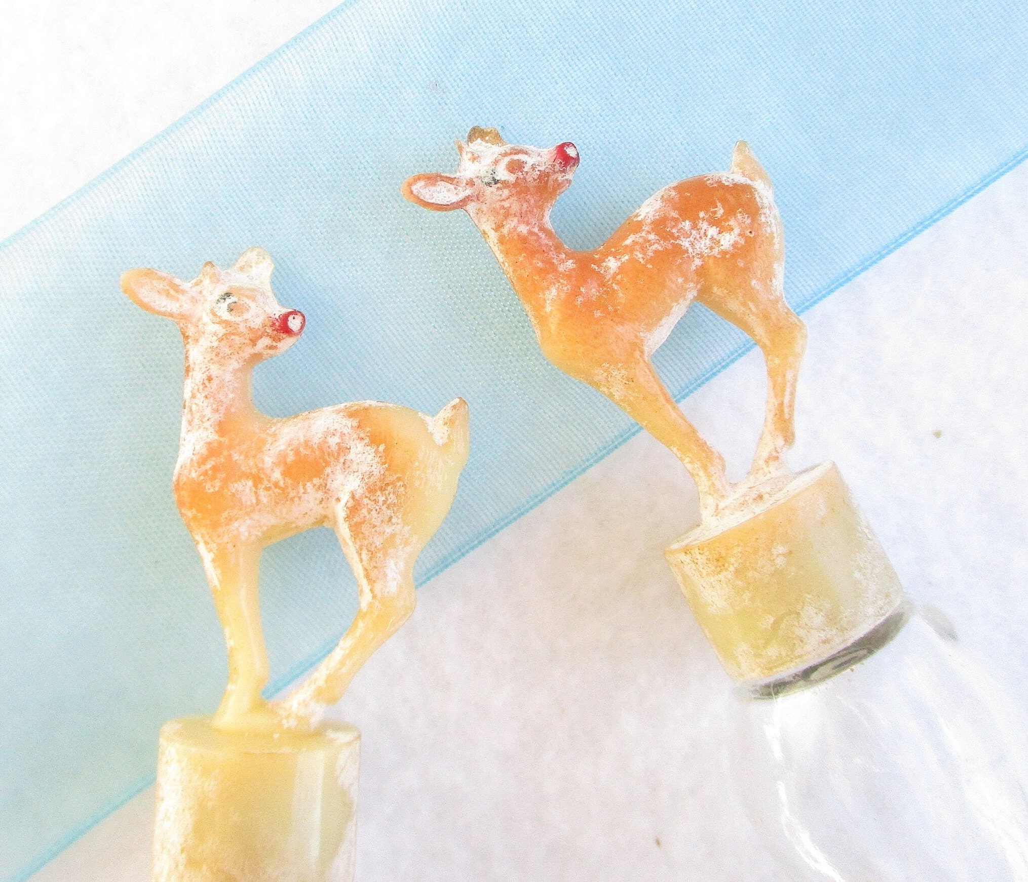 Vintage Rudolph the Red Nosed Reindeer Perfume Bottle Rubicon - Etsy